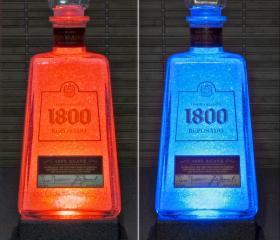 1800 Tequila Color Changing Remote Controlled Liquor Bottle Lamp Bar ...