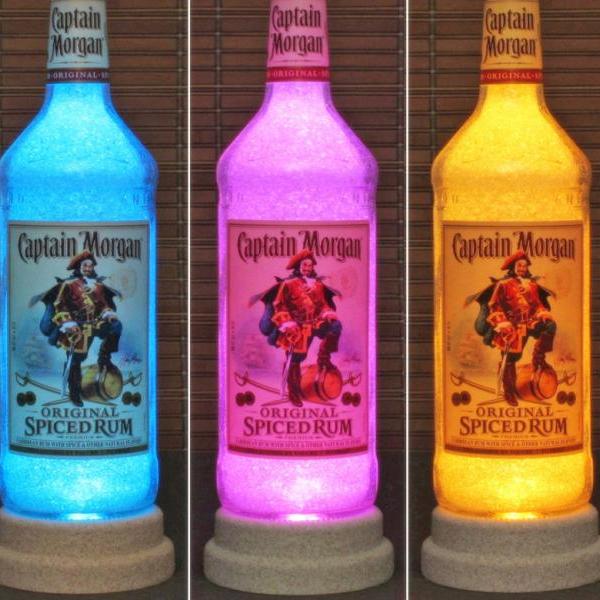Captain Morgan Spiced Rum Color Changing Rgb Led Remote Controlled ...